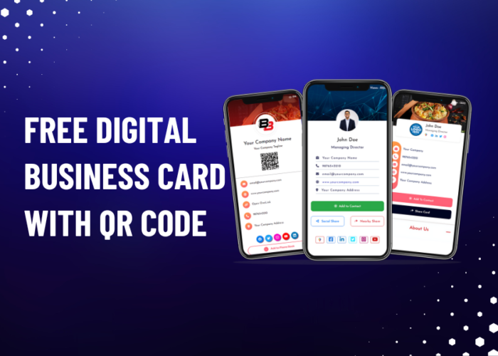 How to make free Digital Business Card With BigDot